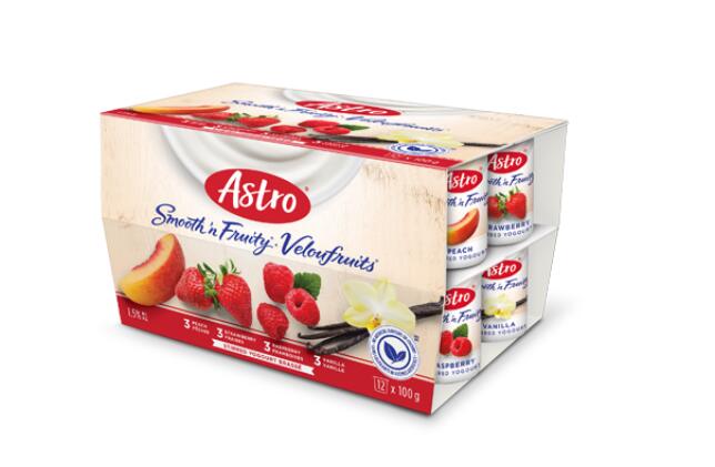 Astro smooth'N fruity (vanilla/raspberry/peach/strawberry)